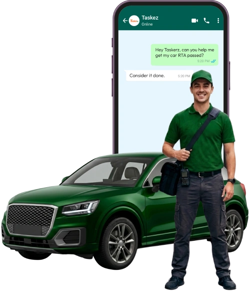 Fast Vehicle Testing Service Dubai | RTA Car Passing|Taskerz